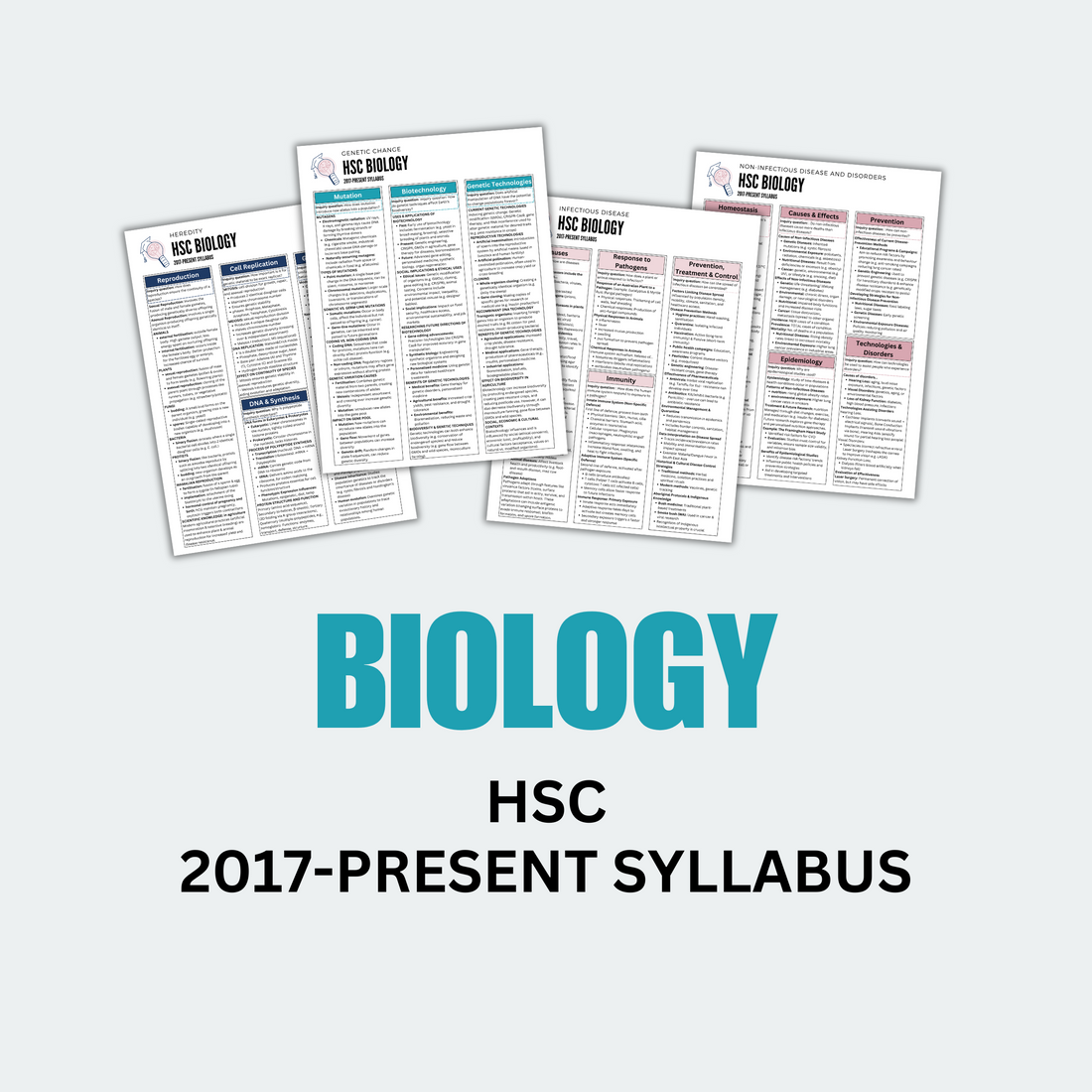 HSC Biology Summary Notes – ATAR Student