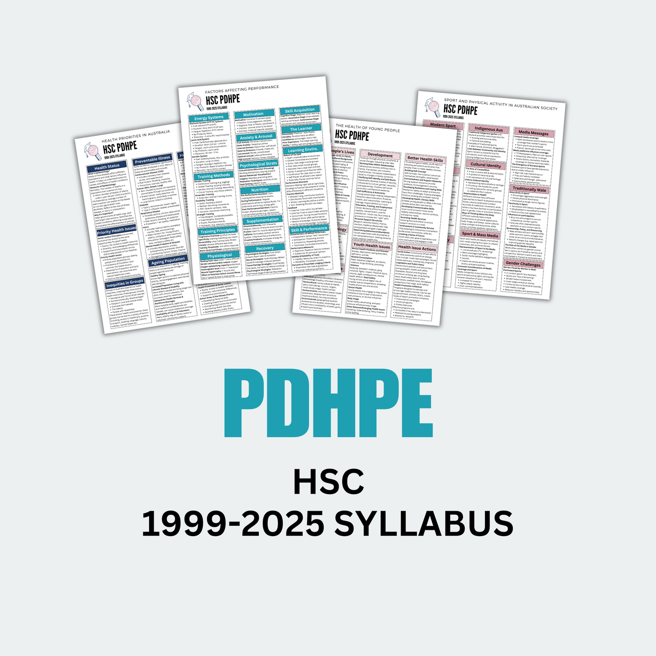 HSC PDHPE Summary Notes – ATAR Student