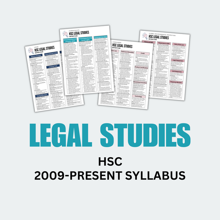 HSC Legal Studies Summary Notes – ATAR Student